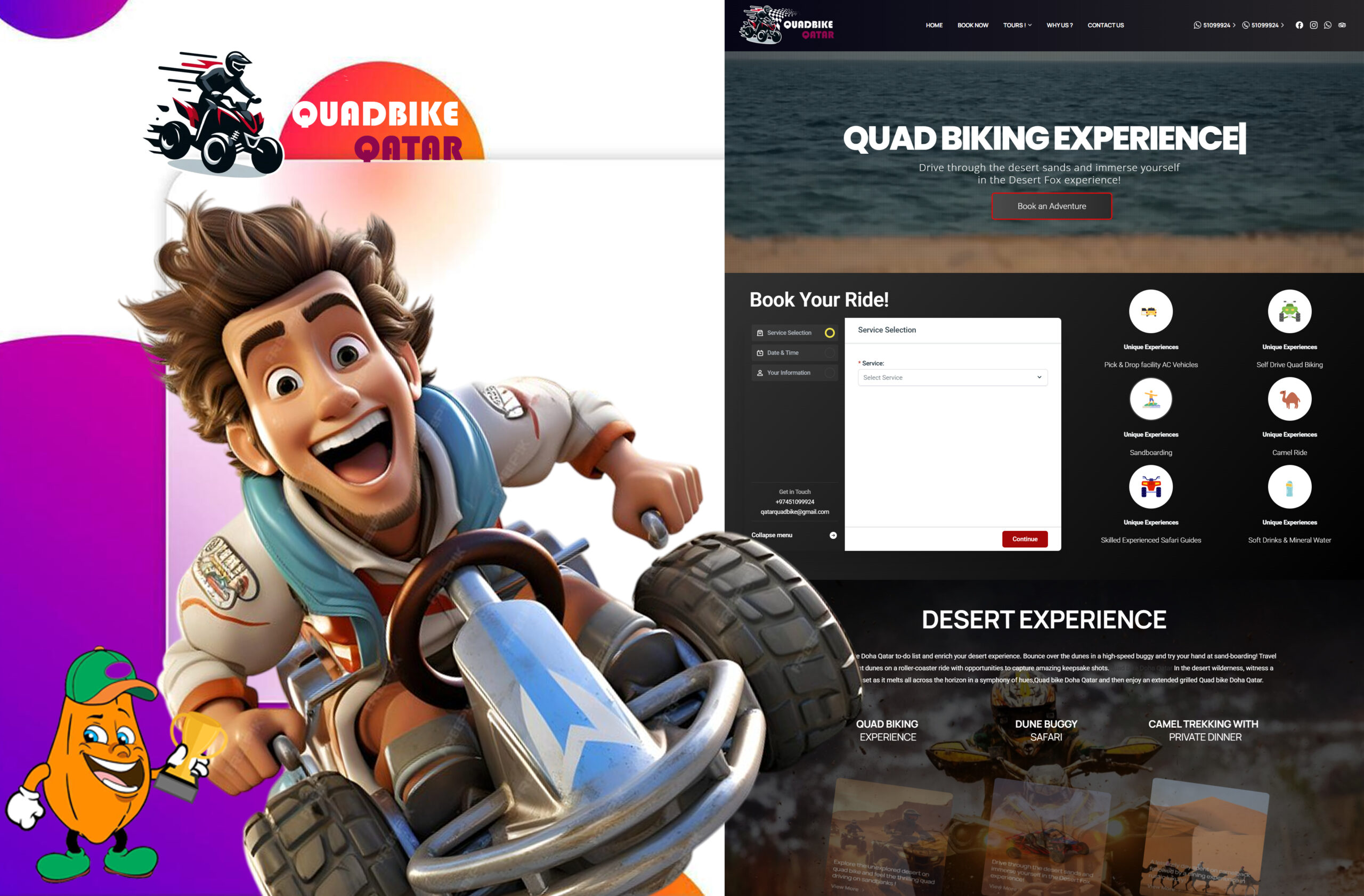 Successfully Launched QUADBIKE Qatar - PaPaYaQatar